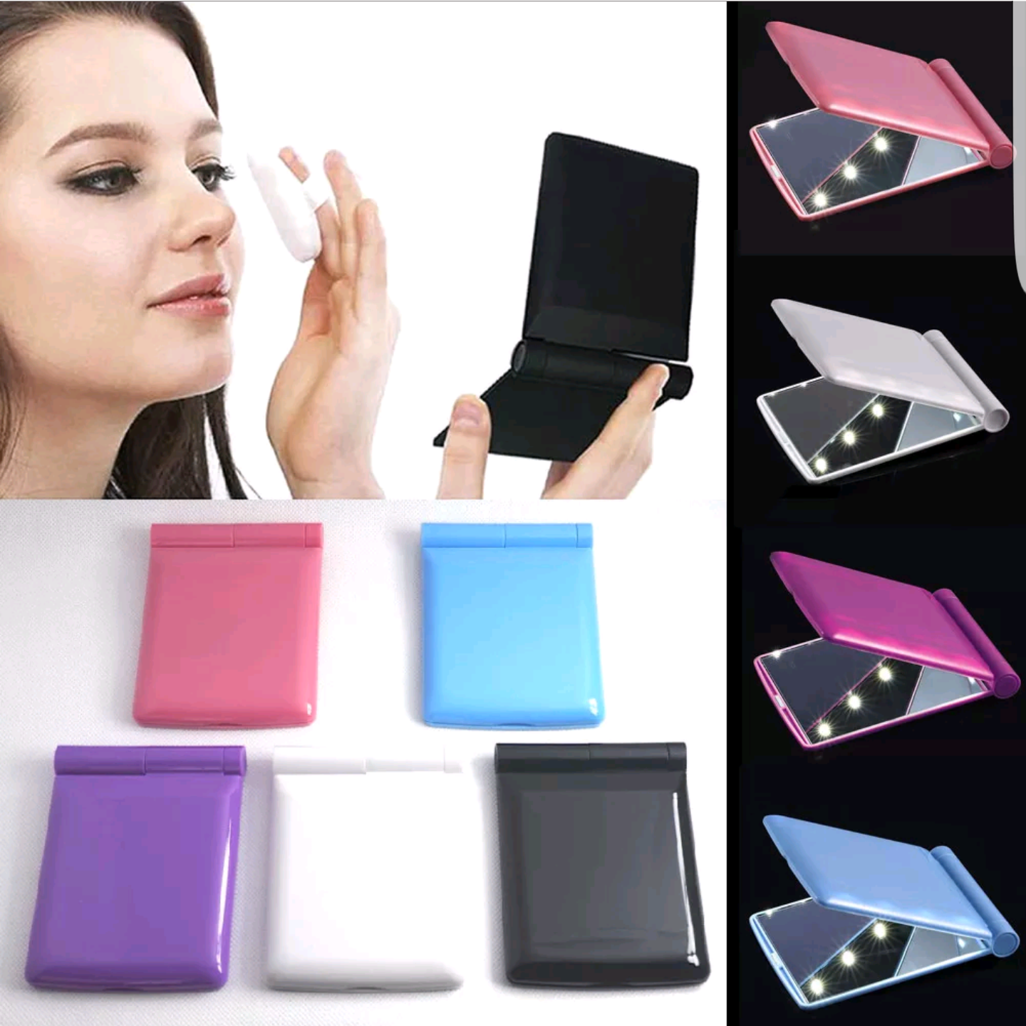 LED Compact Makeup Mirror – Paparazzi Ready