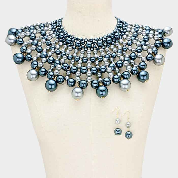 Pearl Armor Necklace Set – Paparazzi Ready